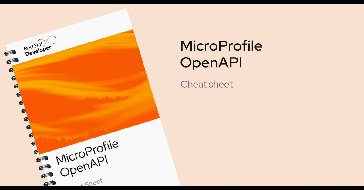 MicroProfile OpenAPI cheat sheet | Red Hat Developer